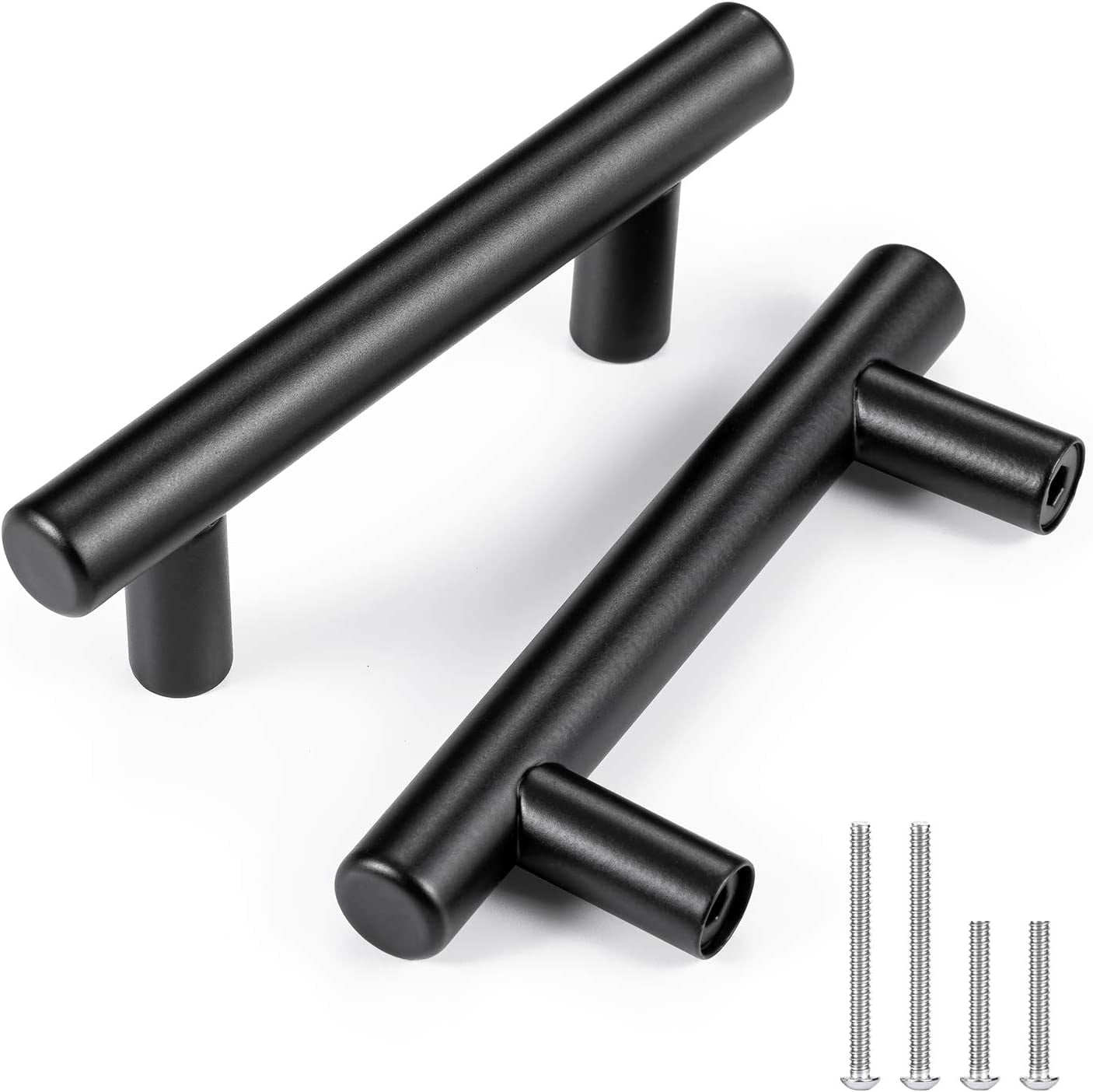 Zoizocp 5 Pack 4 Inch Cabinet Pulls Stainless Steel Drawer Handles, 2.5 ...