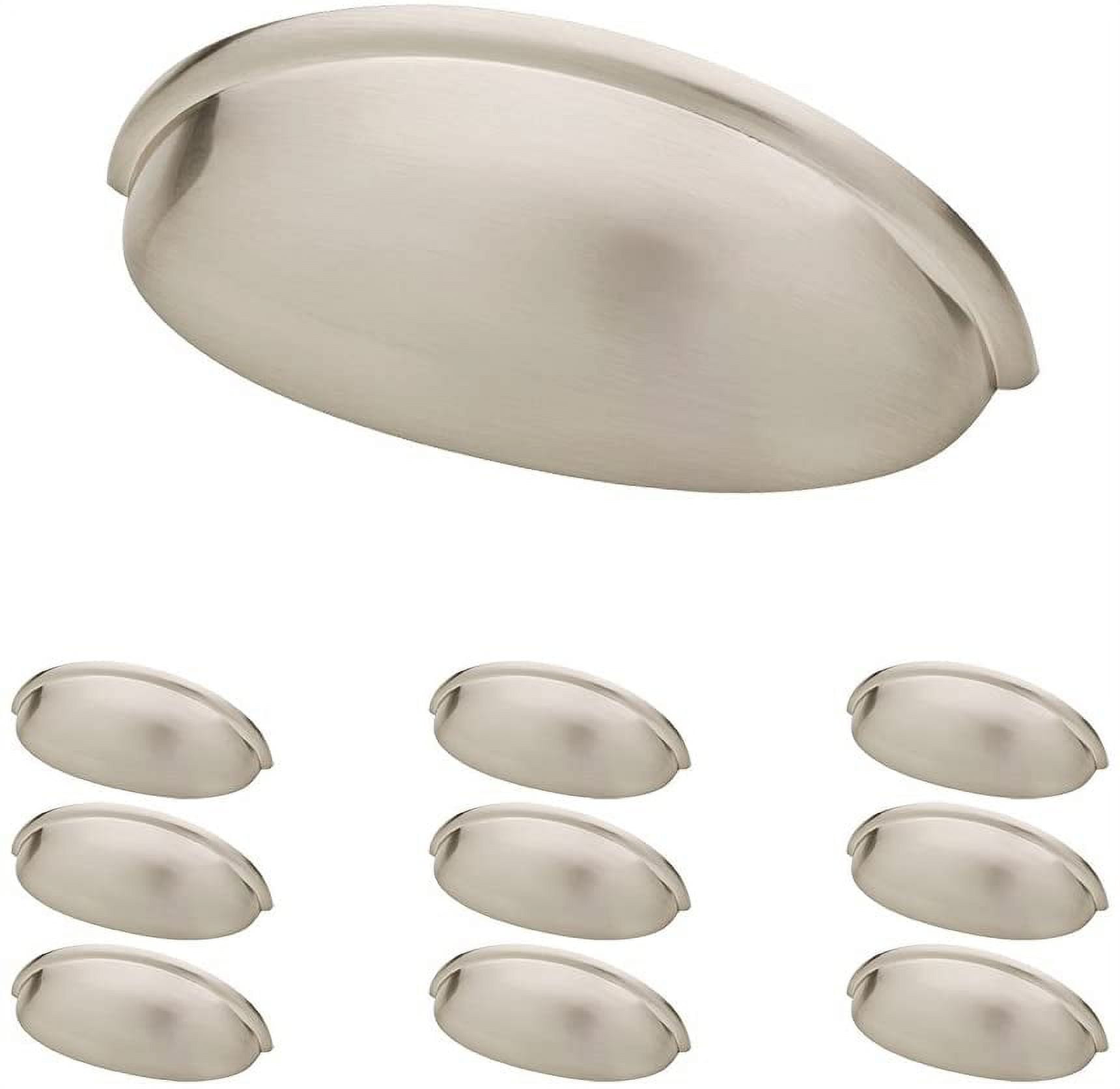 Zoizocp P34702-SN-B Bin Cup Pull, 3" (76mm), Brushed Nickel, 25 Count ...