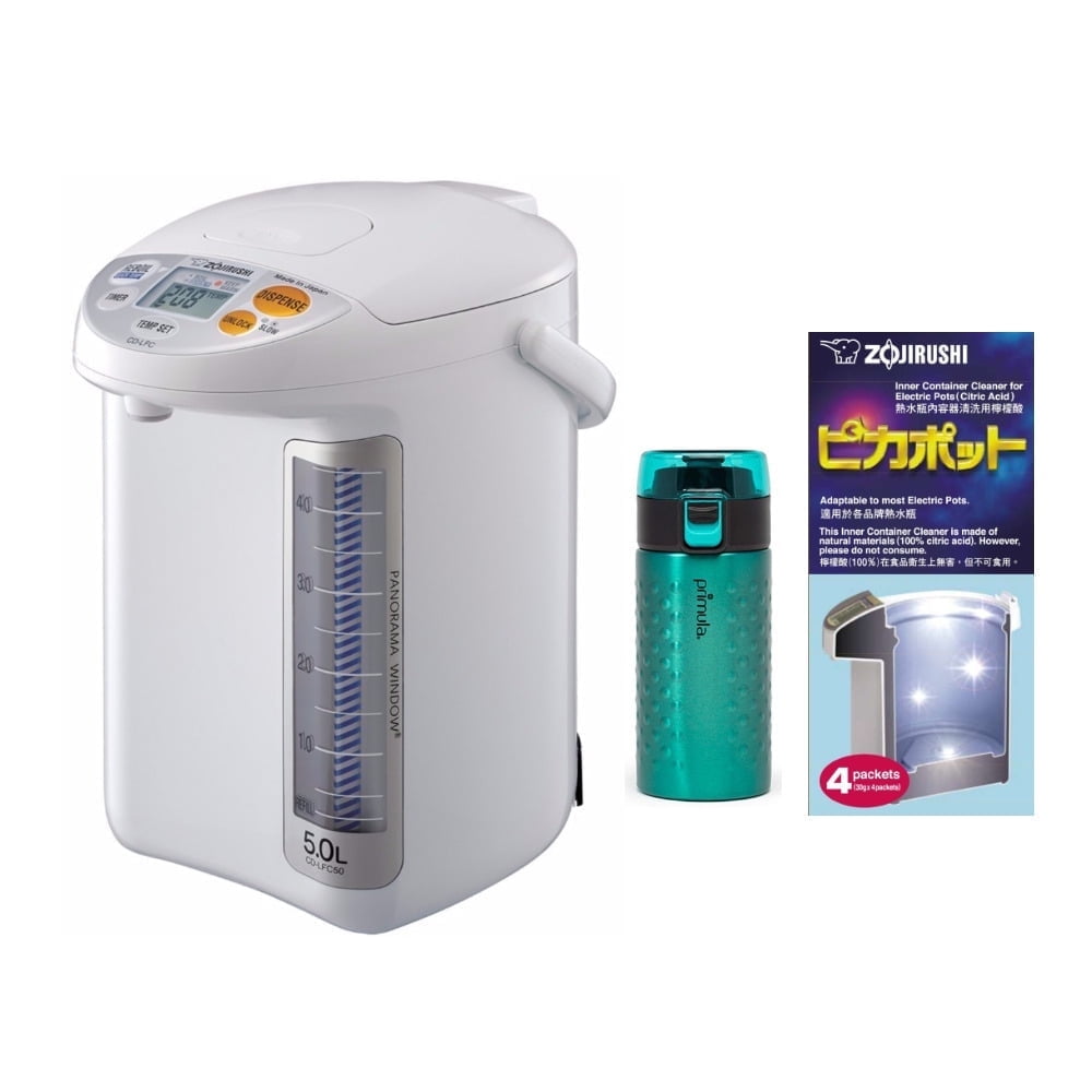 Zojirushi Micom Water Boiler and Warmer (169oz, White), Cleaner and ...
