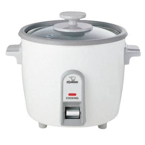 Zojirushi 3 Cup Electric Rice Cooker & Steamer with Non-Stick Pan and ...