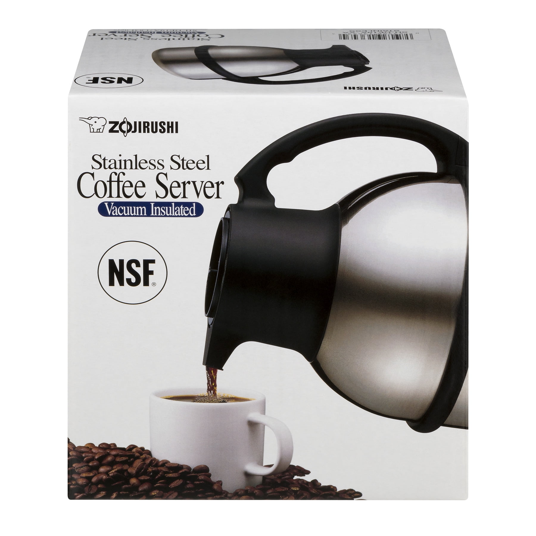 Zojirushi Thermal Carafe Stainless Steel Coffee Server, Vacuum ...