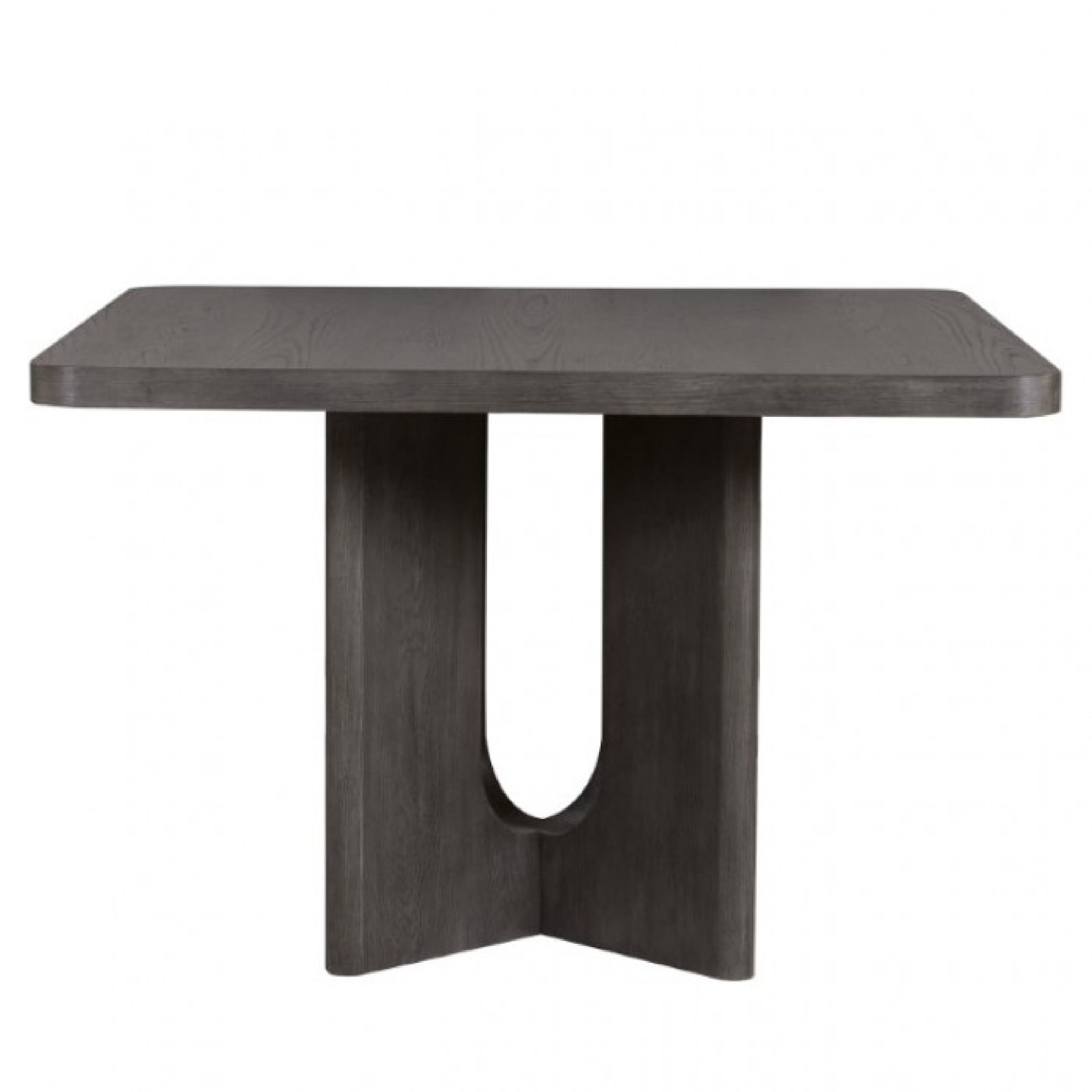 Zoko Square Counter Height Dining Table, Pedestal Base, Ash Gray Wood ...