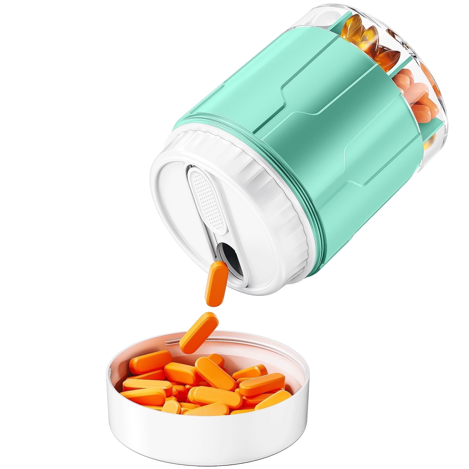 Ryzorq Extra Large Pill Organizer for Vitamins and Supplements, 7 ...
