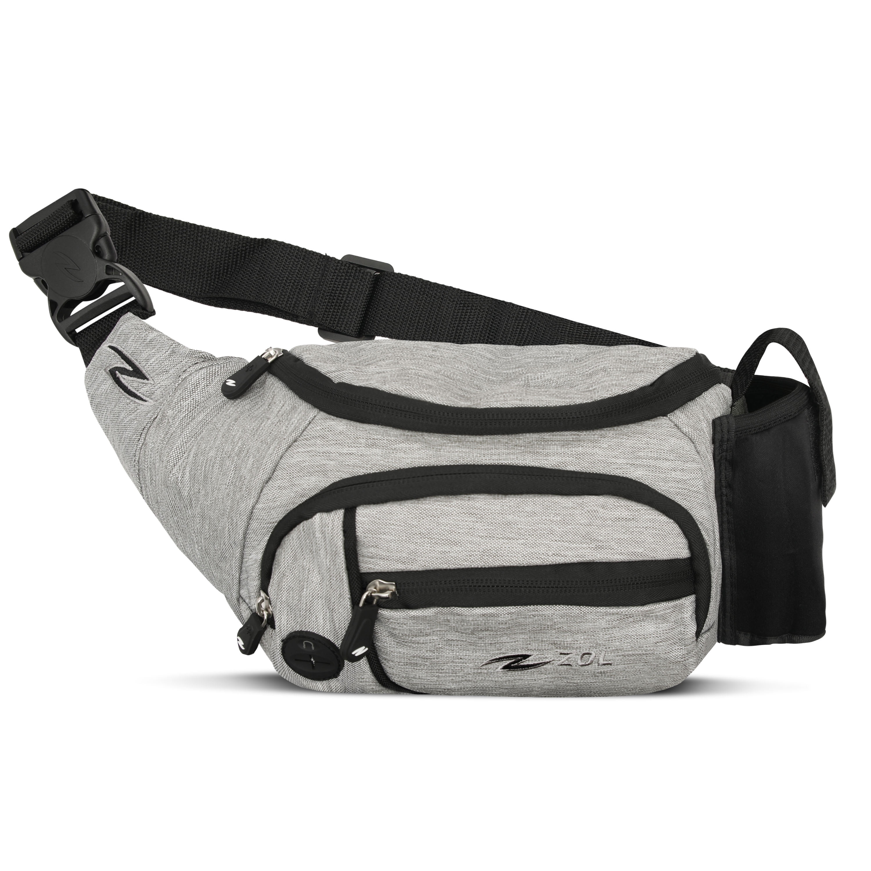 Zol Big Waist Bag (Gray) - Walmart.com