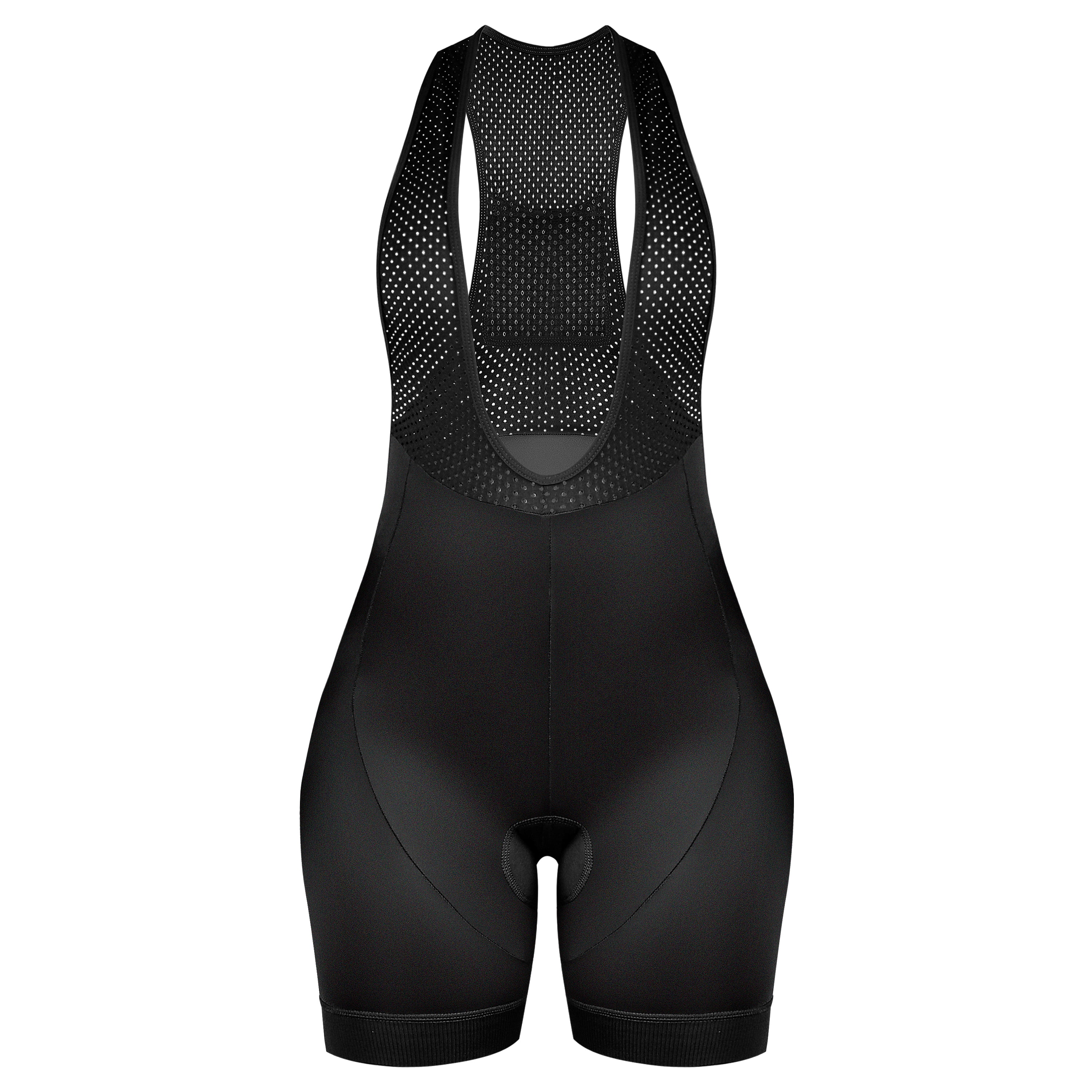 Zol Cycling Black Women's Bib Short with Memory Foam 8 Hour Pad ...