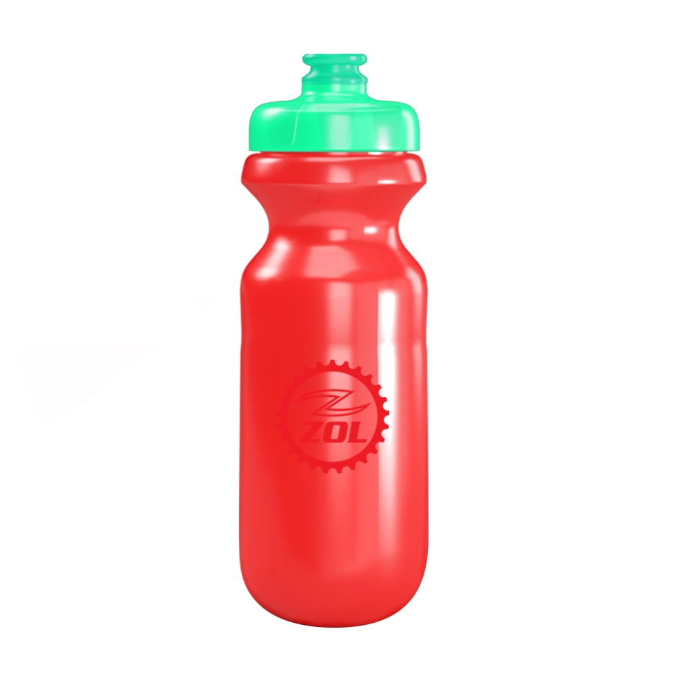 Zol Sport Mix & Match Bike Bicycle Water Bottles (Red/Green) - Walmart.com