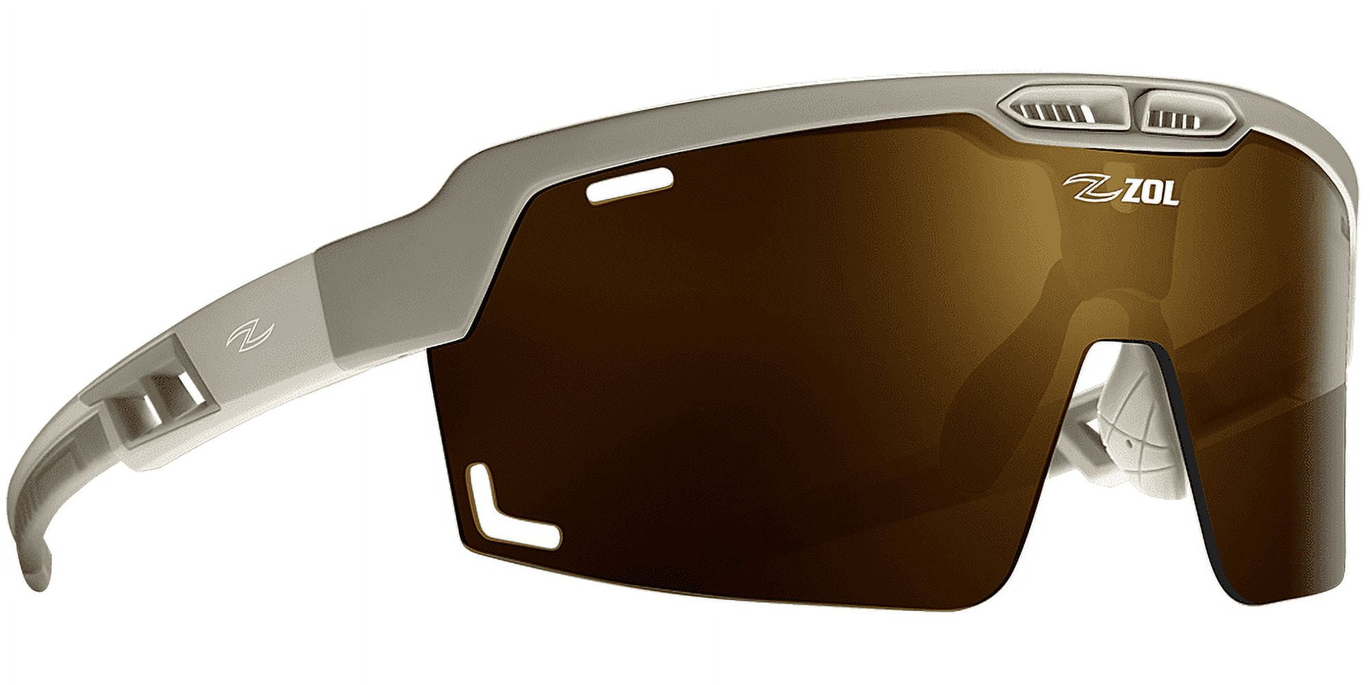 Zol Volt Sport Sunglasses (Beige Bronce) - Walmart.com