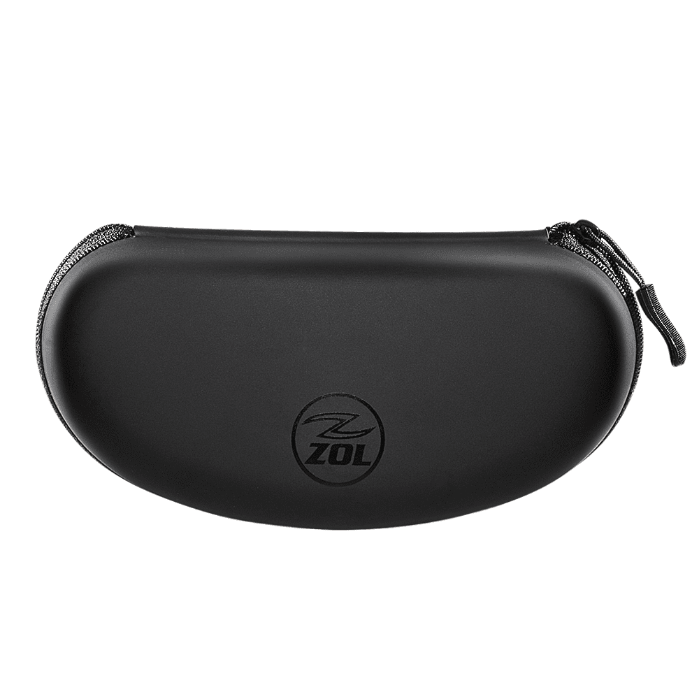 Zol Zipper Hard Shell Sunglasses Case and Eyeglasses Case - Walmart.com