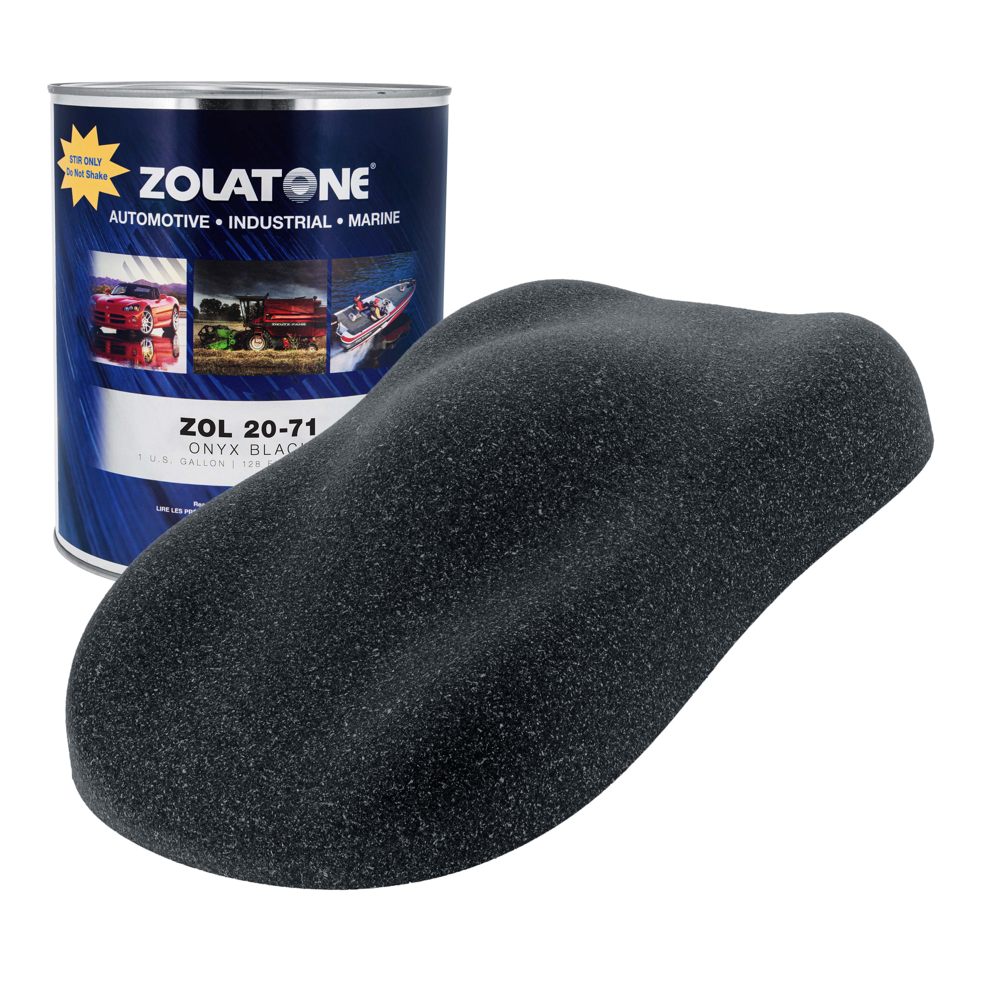 Zolatone Onyx Black - 20 Series Stock Color Spatter Finish, Gallon - Walmart.com