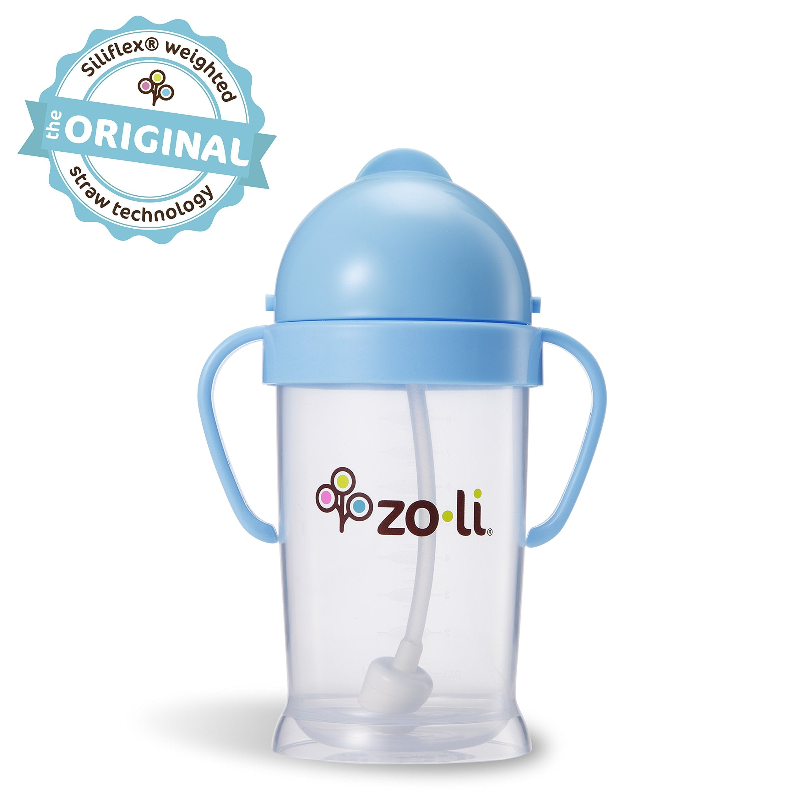 ZoLi BOT XL Straw Sippy Cup-Blue 9 oz - Walmart.com