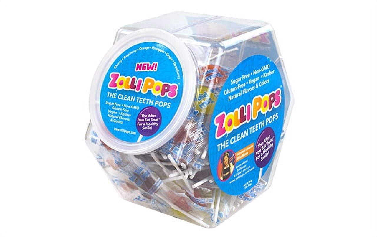 Zollipops, Clean Teeth Anti-Cavity Lollipops, Delicious Assorted ...