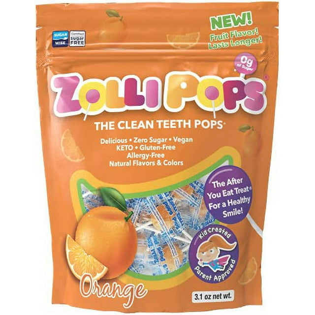 Zollipops Anti-Cavity Sugar Free Lollipops, Vegan, Keto Friendly ...