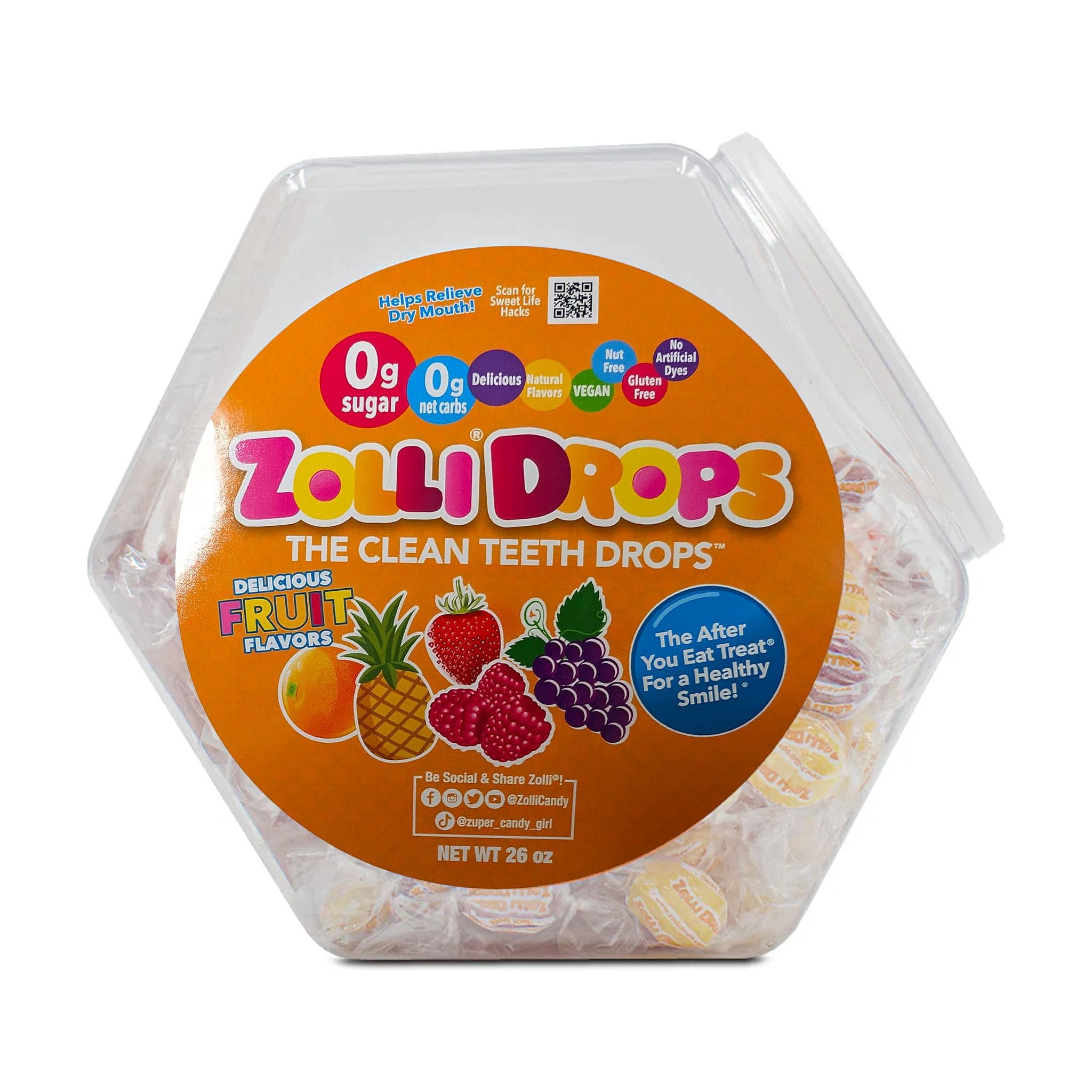 Zollipops Fruit Vegan KETero MZF22 Sugar - Indulge in Delicious and ...
