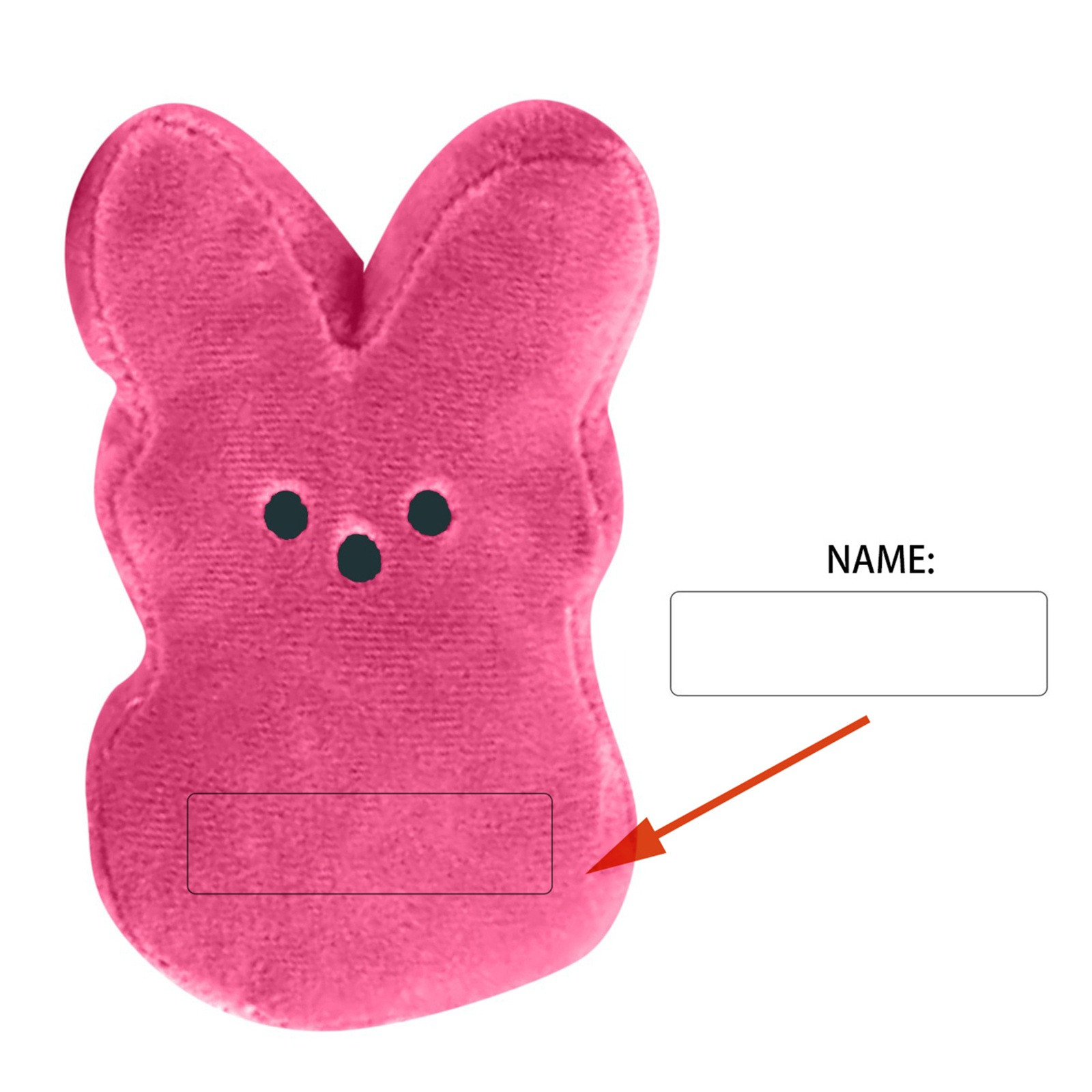 Zoloko 50cm Cartoon Bunny Plush Toy - Stylish, Customized English Name ...