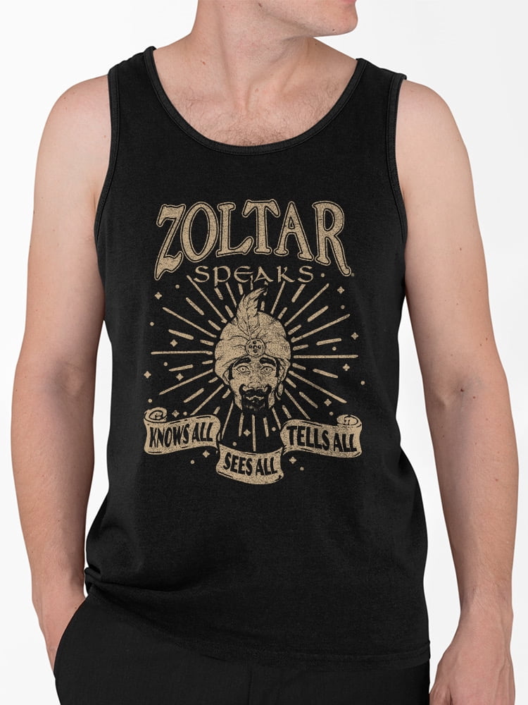 Zoltar Knows All, Sees All, Tells All Men's Tank Top - Walmart.com