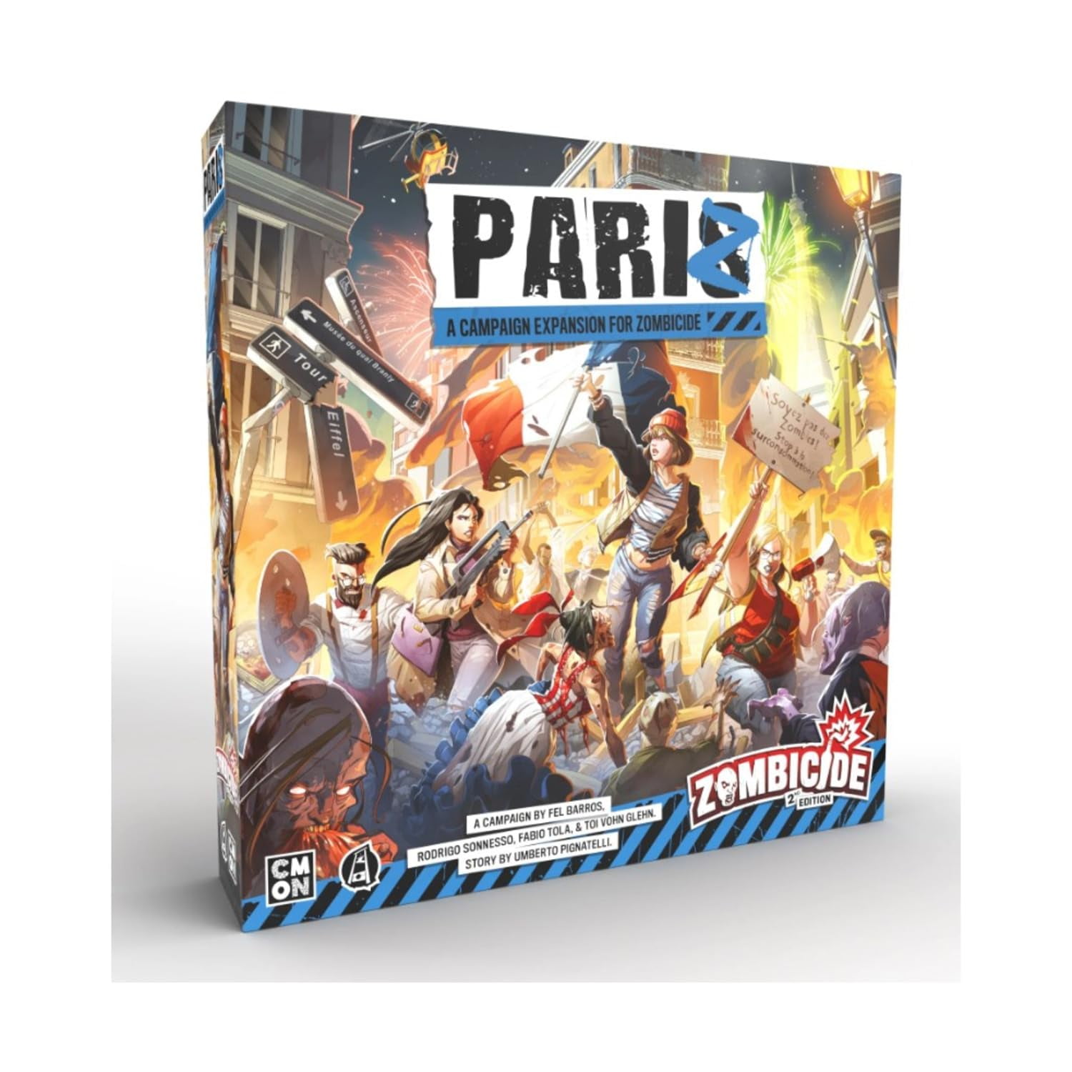 Zombicide:PariZ Board Game Expansion TSF6 - Bastille-Day Campaign Set ...