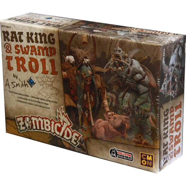 Zombicide Game Box: Rat King & Swamp Troll Kickstarter Exclusive ...
