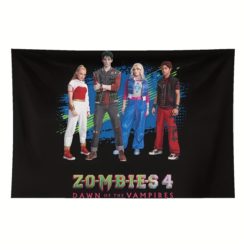 Zombie 4: Vampire Dawn" Tapestry - Nova Victor and Zed Addison, Cartoon ...