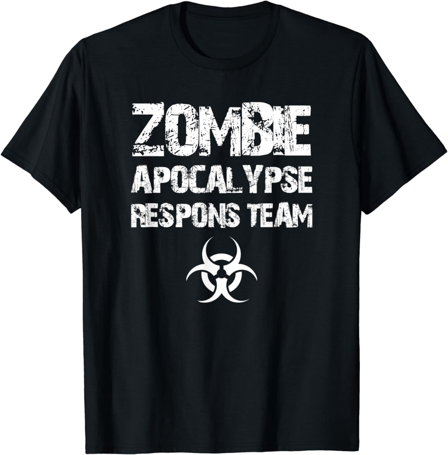 Zombie Apocalypse Response Team Halloween T-Shirt - Walmart Business ...