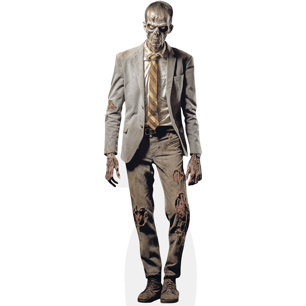 Zombie (Blazer) Lifesize Cardboard Cutout Standee - Walmart.com