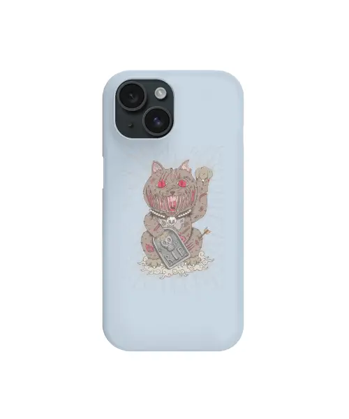 Zombie Cat Undead Pet Horror Spooky Phone Case for iPhone 16 15 14 13 ...