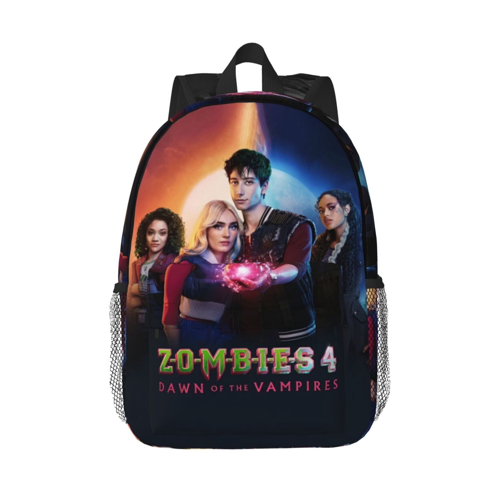 Zombie Character Backpack Cartoon Laptop Backpack With Front Pocket For ...