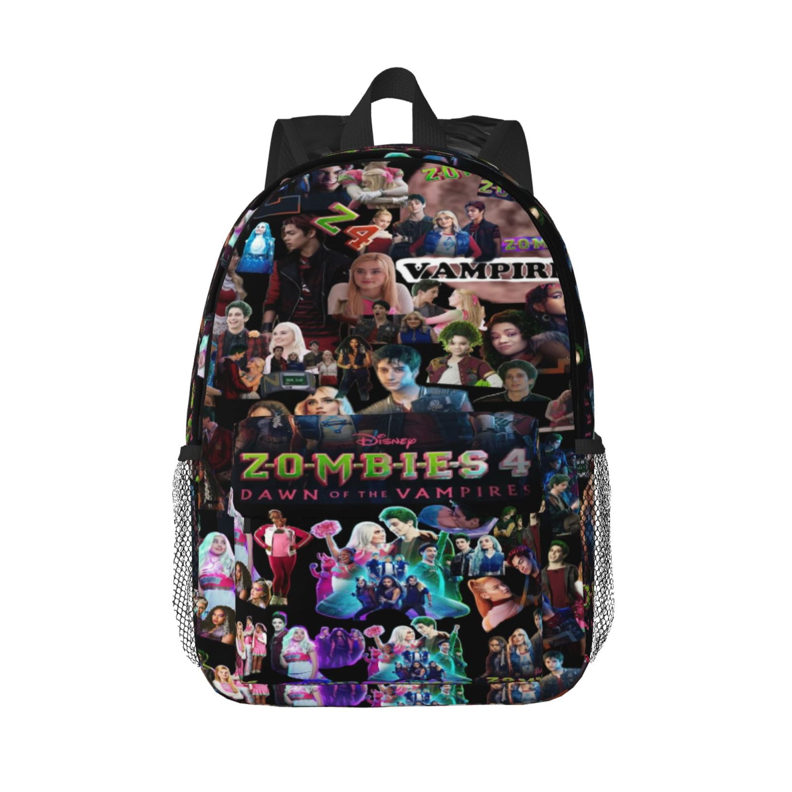 Zombie Character Backpack Cartoon Laptop Backpack With Front Pocket For ...