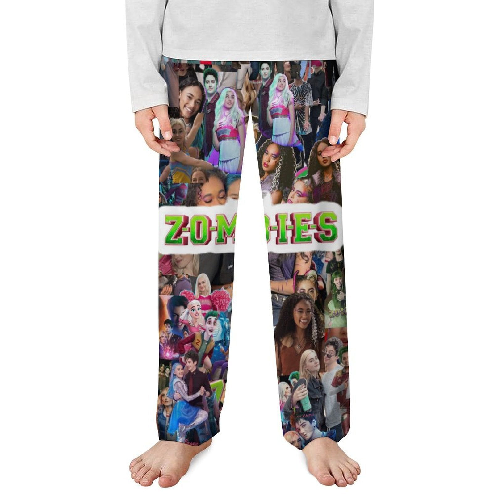 Zombie Character Pajama Pants Cartoon Casual Lounge PJ Bottoms with ...