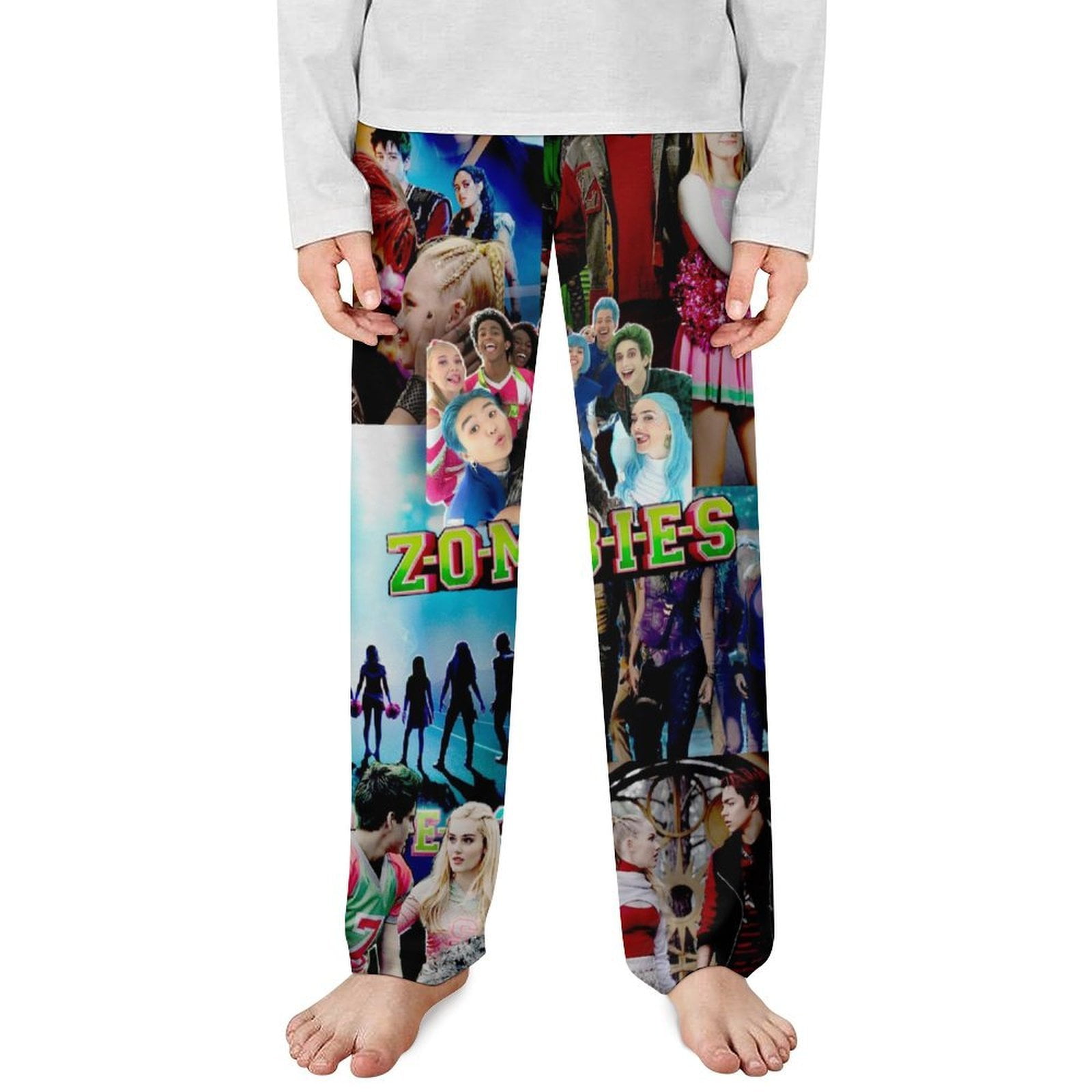Zombie Character Pajama Pants Cartoon Casual Lounge PJ Bottoms with ...