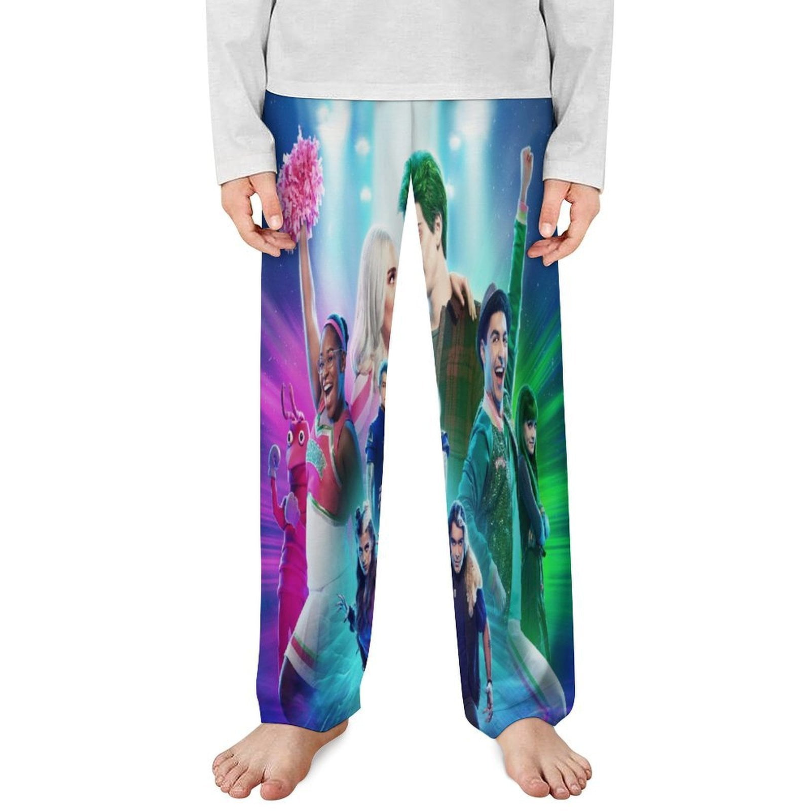Zombie Character Pajama Pants Cartoon Casual Lounge PJ Bottoms with ...