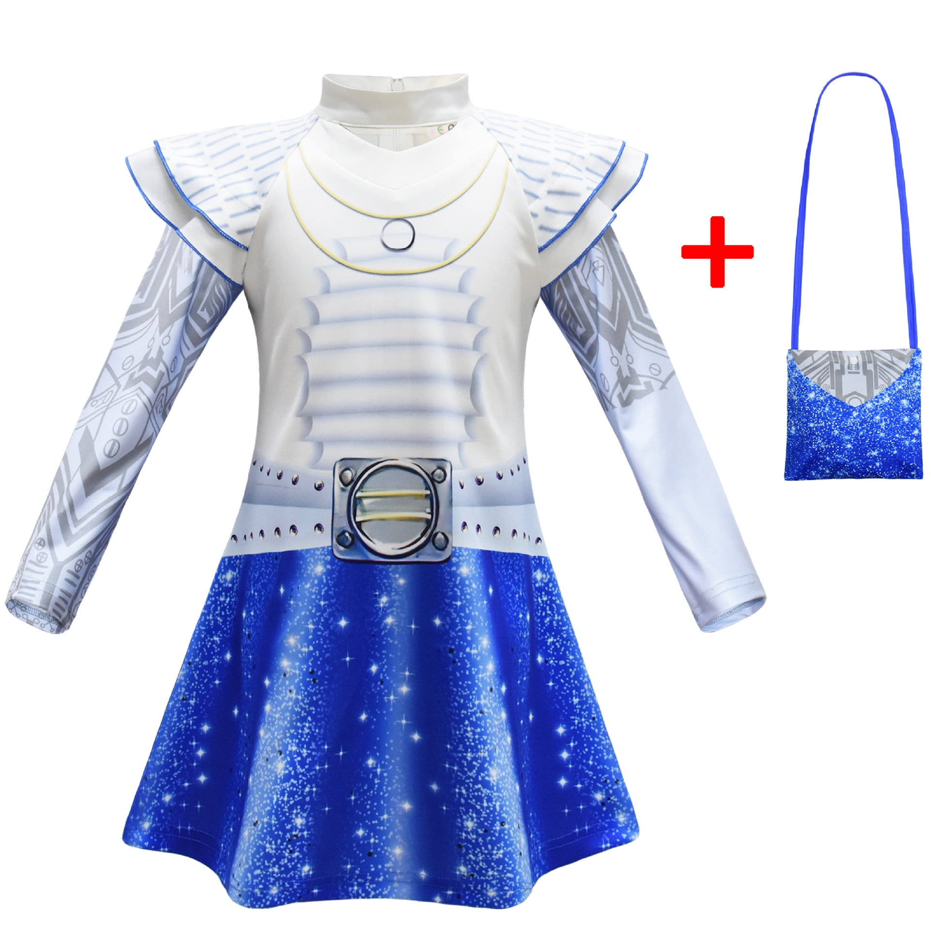 Zombie Cheerleader Outfit for Girls Alien Fancy Addison Costume Dress ...