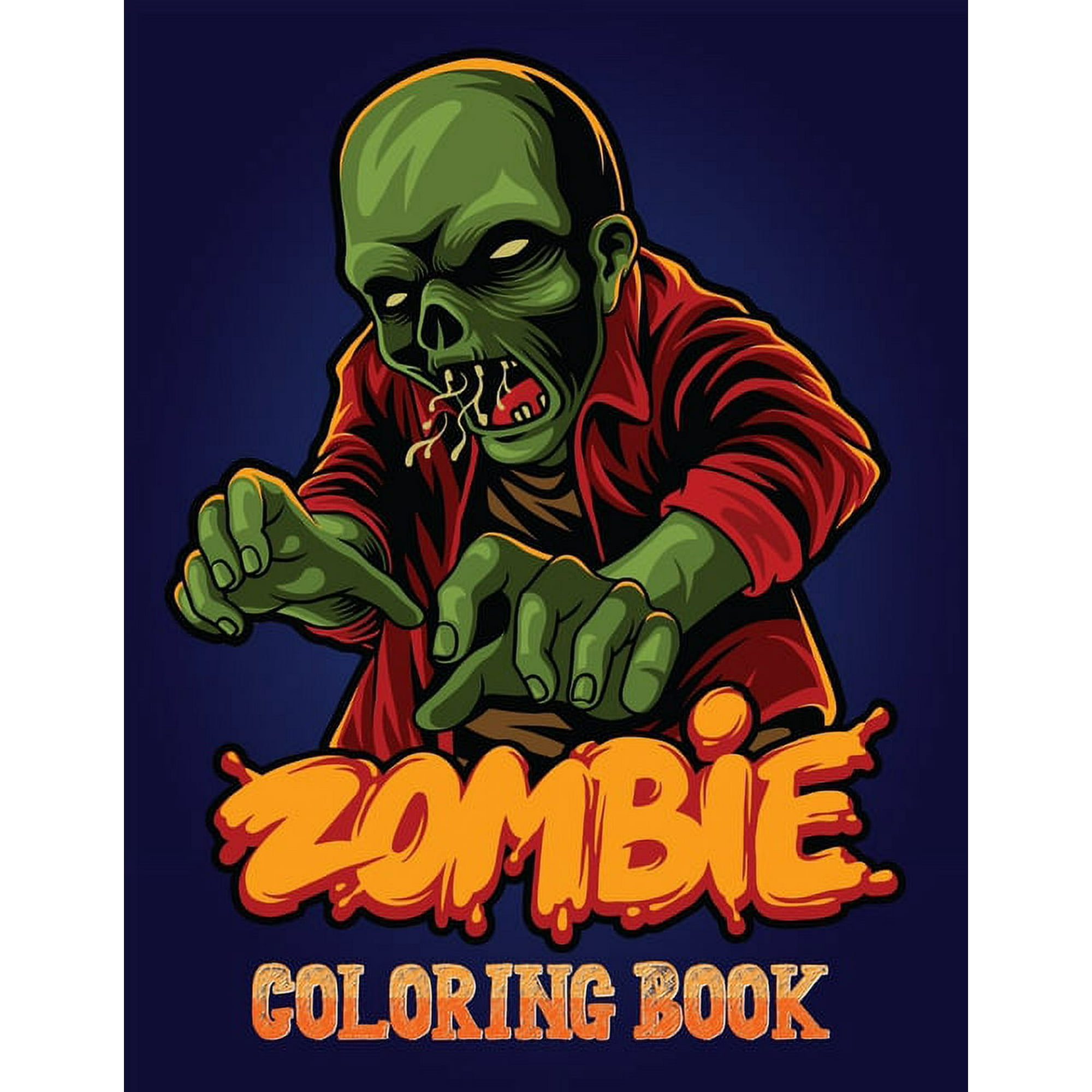 Scary Zombie Coloring Pages For Adults