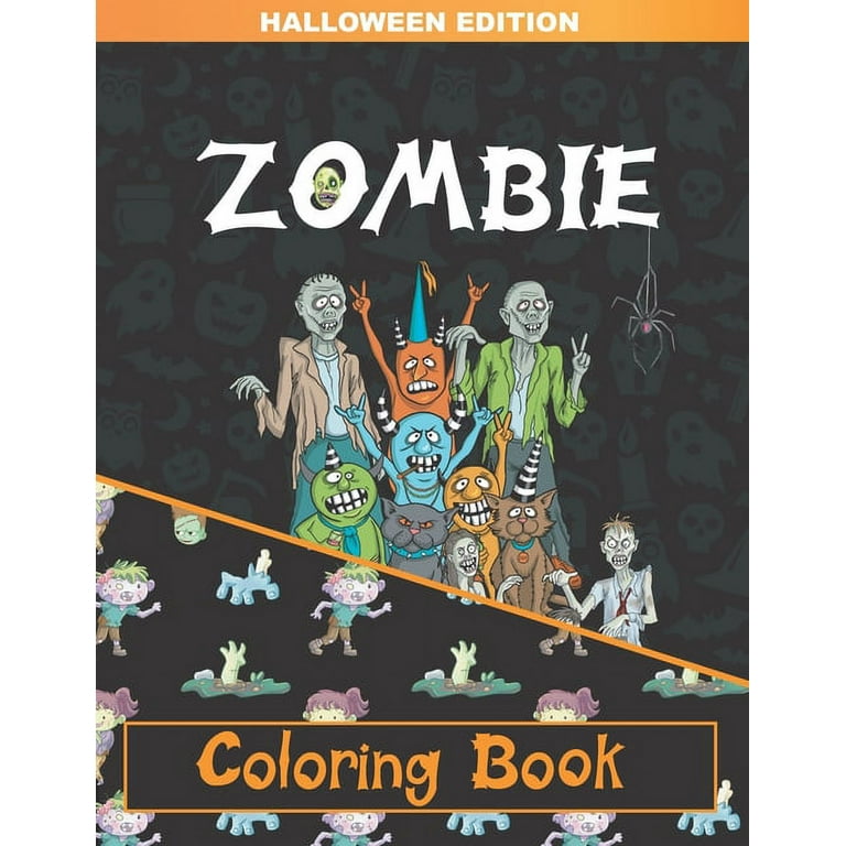 zombie coloring book pages