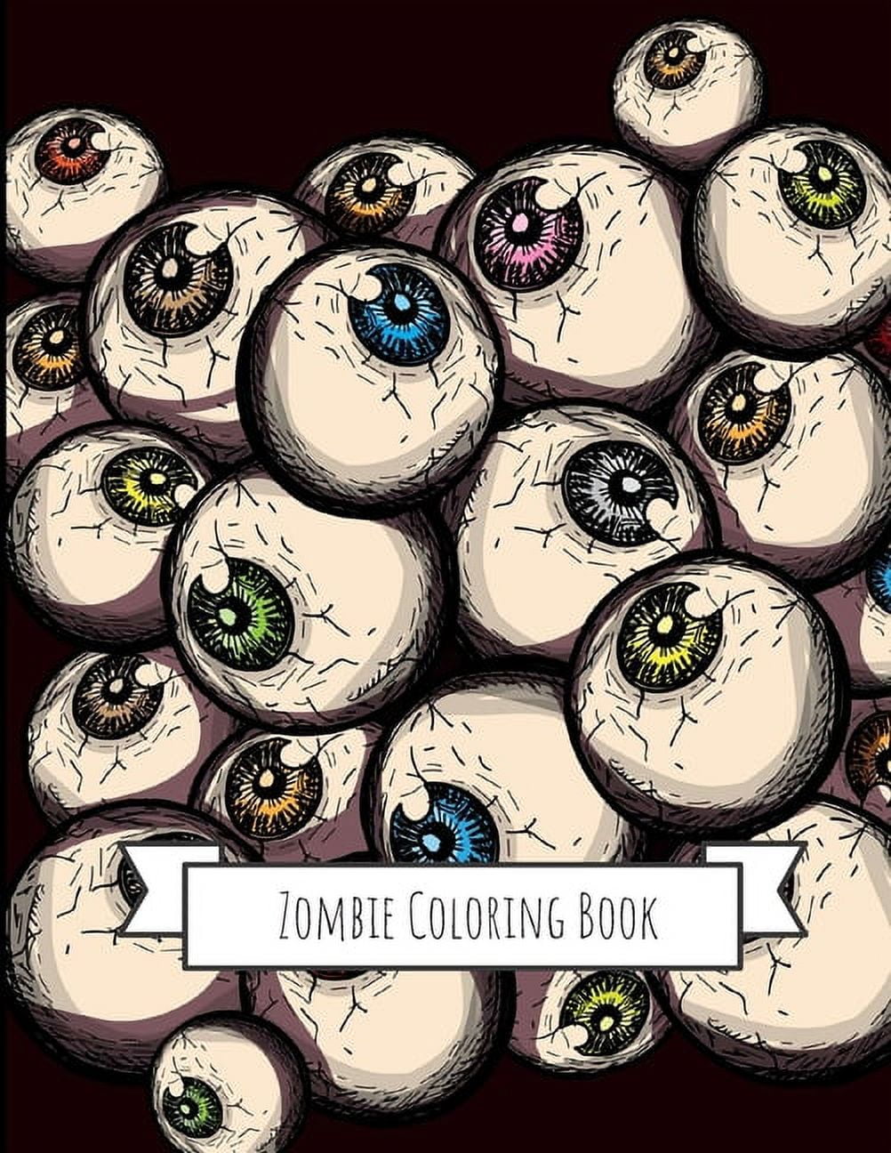 Zombie Coloring Book : Zombie Gifts for Kids 4-8, Boys, Girls or Adult ...