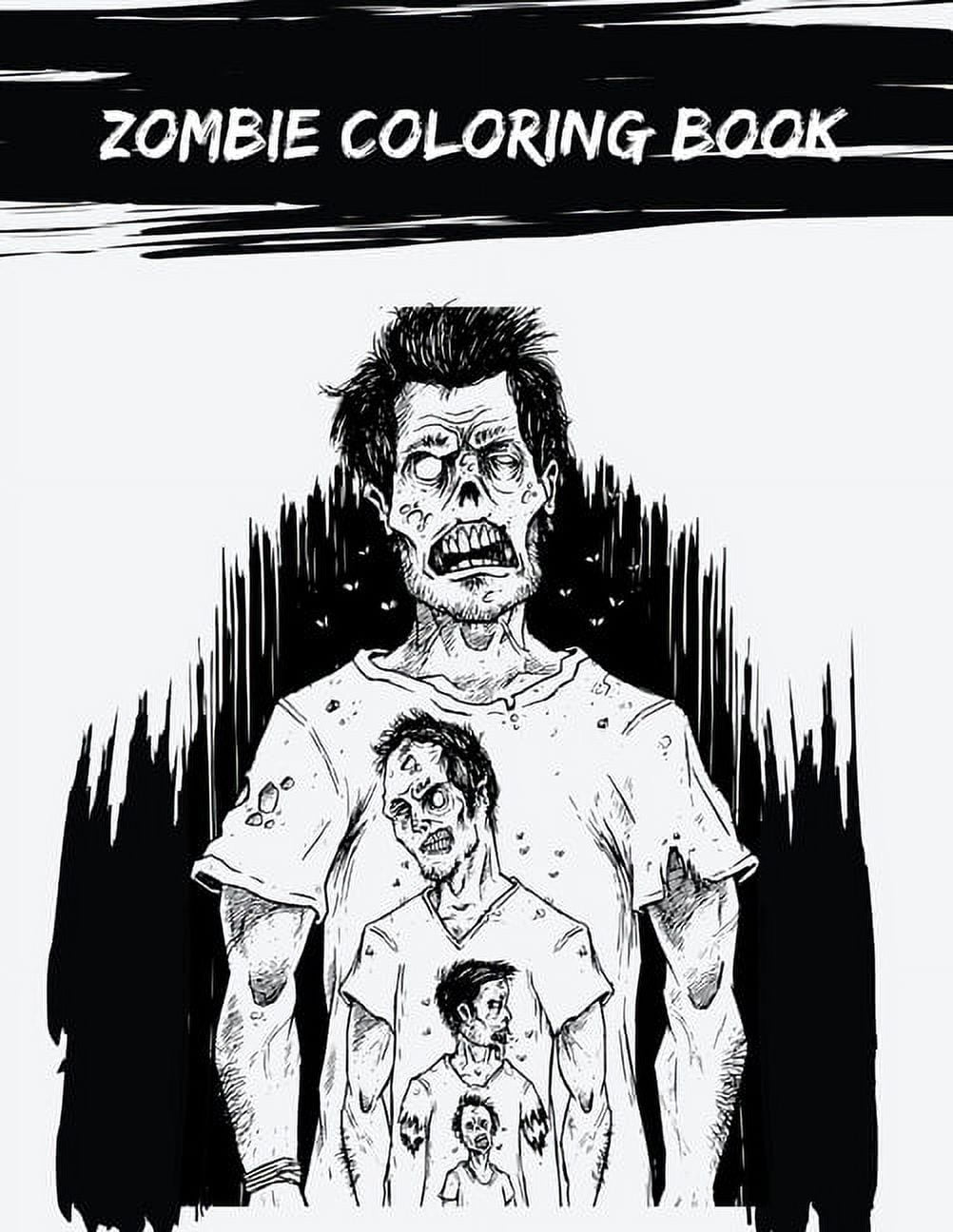Zombie Coloring Book Pages