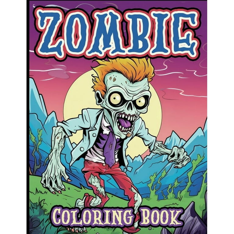 zombie kids coloring book