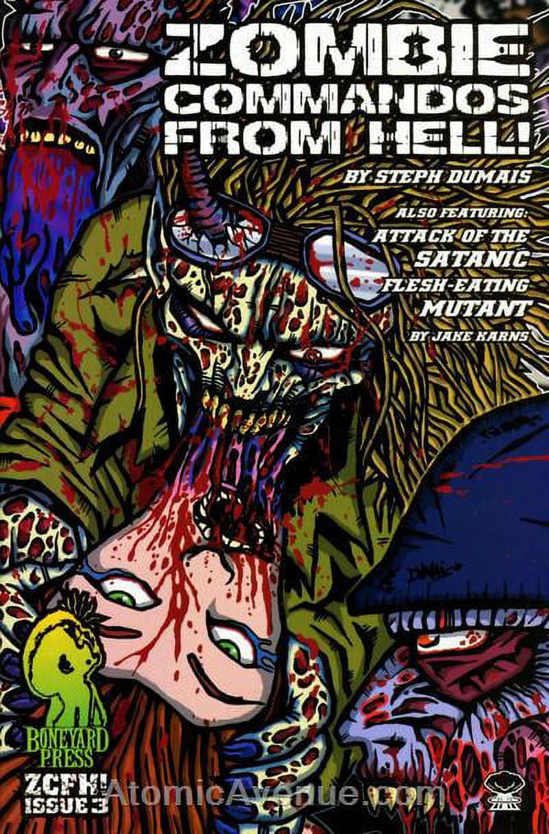 Zombie Commandos From Hell (Boneyard) #3 VF ; Boneyard Comic Book ...