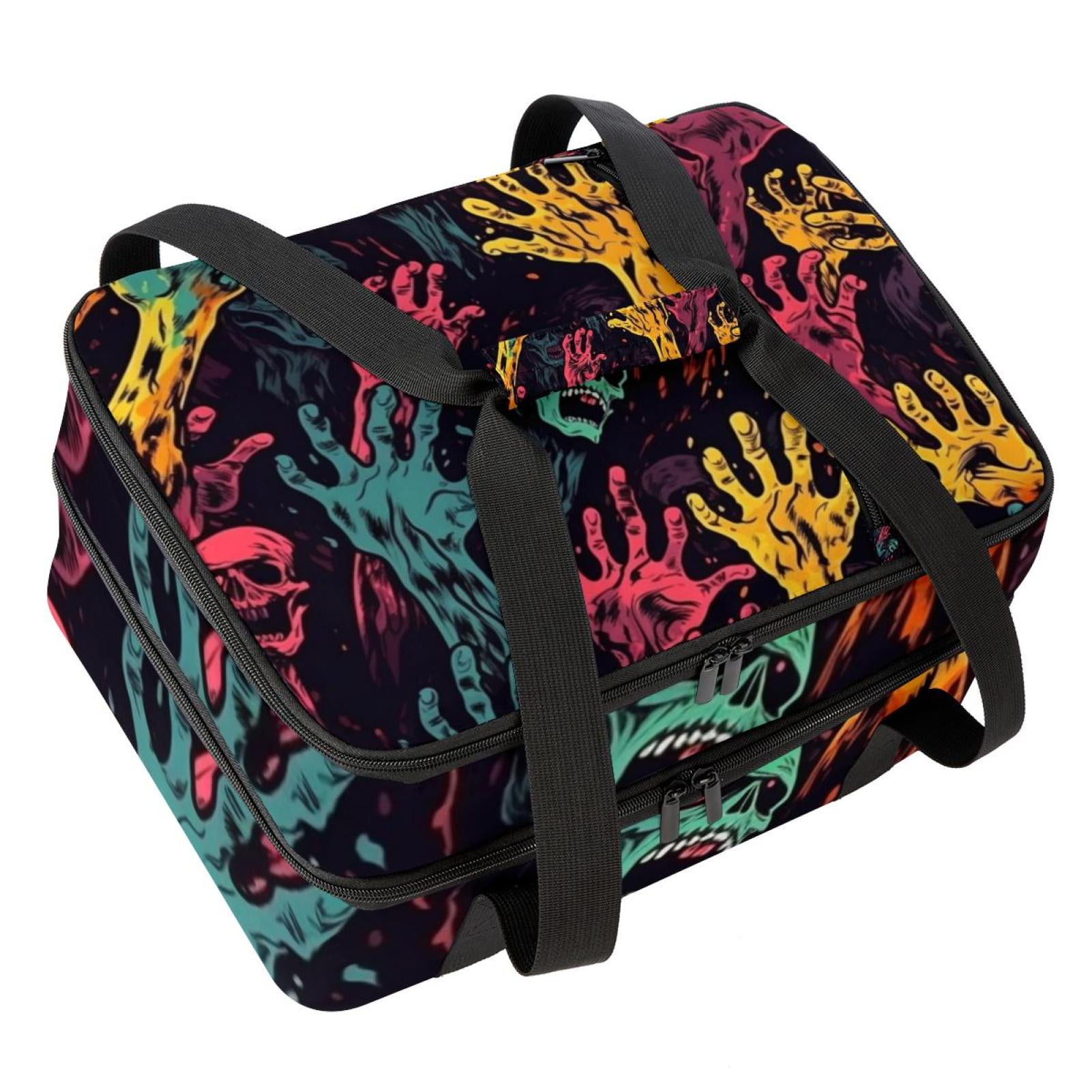 Zombie Hand Double Layered Insulated Lunch Bag with Two Compartments ...