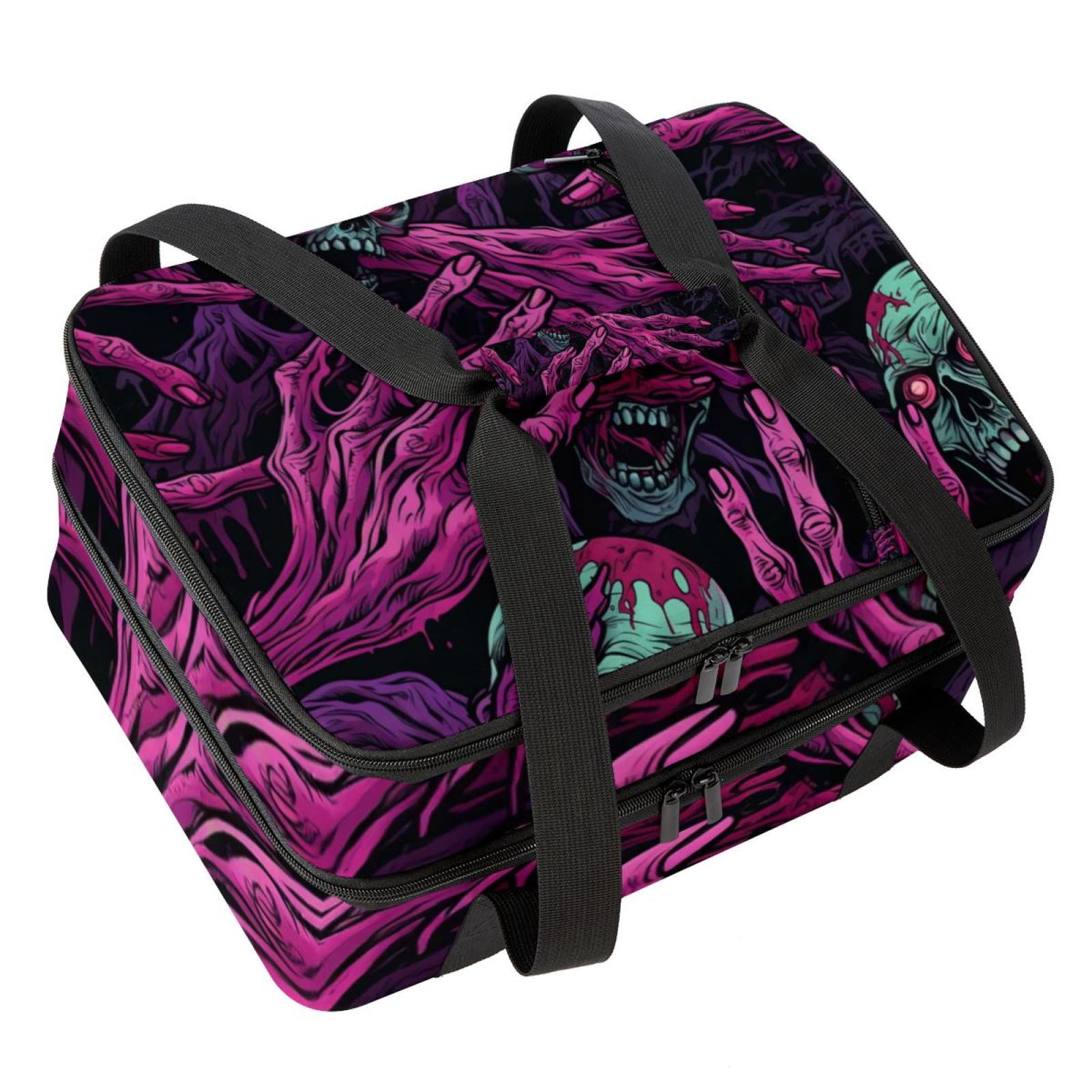 Zombie Hand Double Layered Insulated Lunch Bag with Two Compartments ...