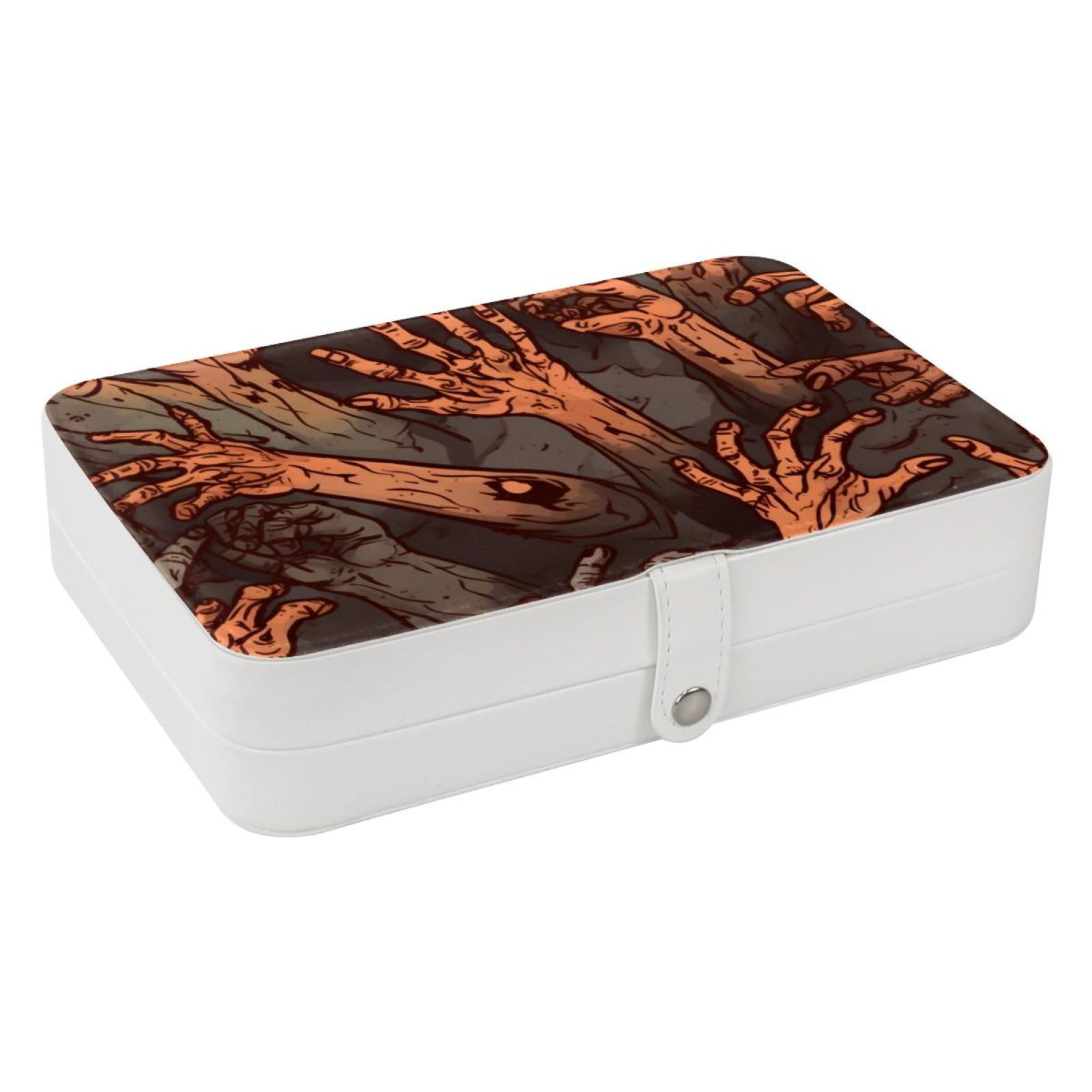 Zombie Hand Portable PU Leather Organizer Box with Removable ...