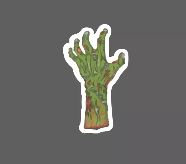 Zombie Hand Sticker Horror Waterproof Sticker Phone Decal Water Bottle ...