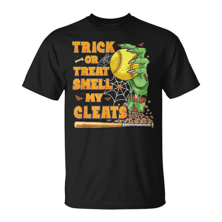 Zombie Hands Holding Softball Scary Halloween Costume T-Shirt – Spooky ...