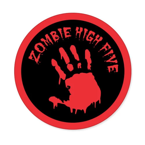 Zombie High Five Sticker Decal Phone Decal Water Bottle Stickers Car ...