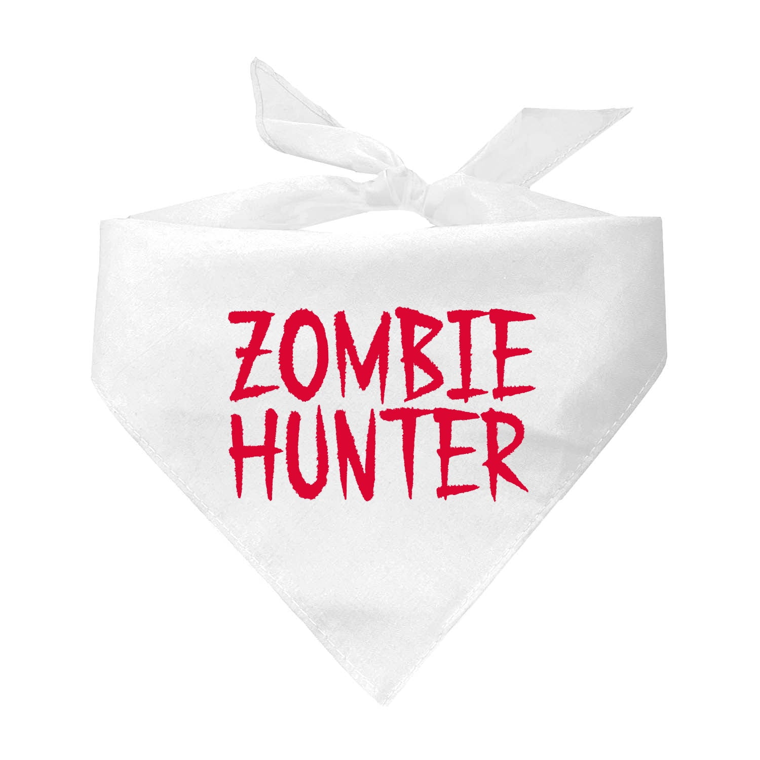 Zombie Hunter Halloween Triangle Dog Bandana - Walmart.com