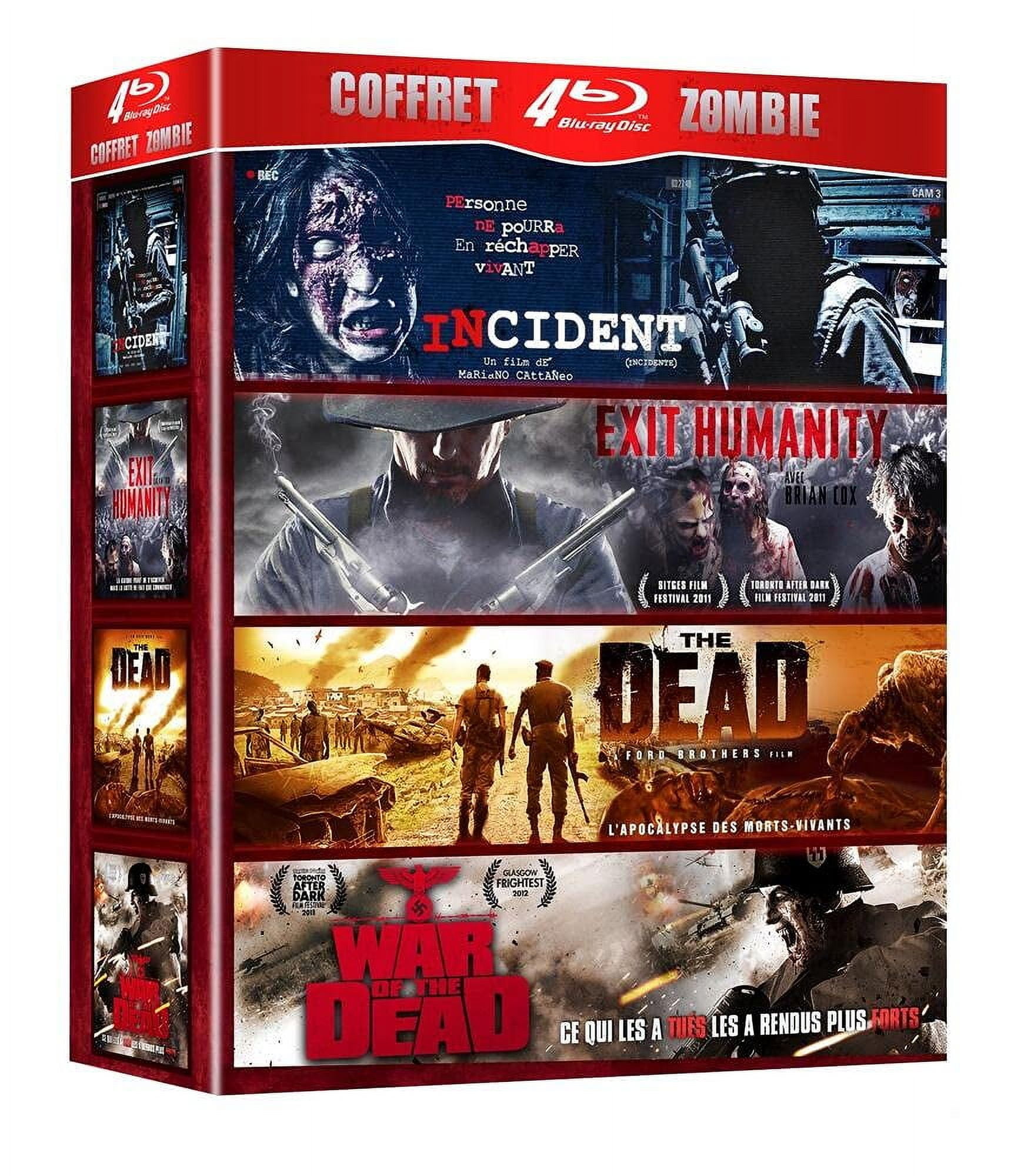 Zombie : Incident, Exit Humanity, The Dead, War Of The Dead (Blu-ray ...
