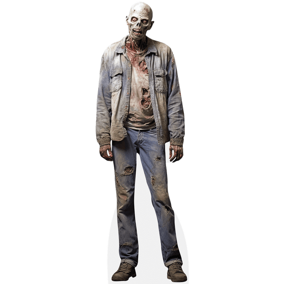 Zombie (Jacket) Lifesize Cardboard Cutout Standee - Walmart.com