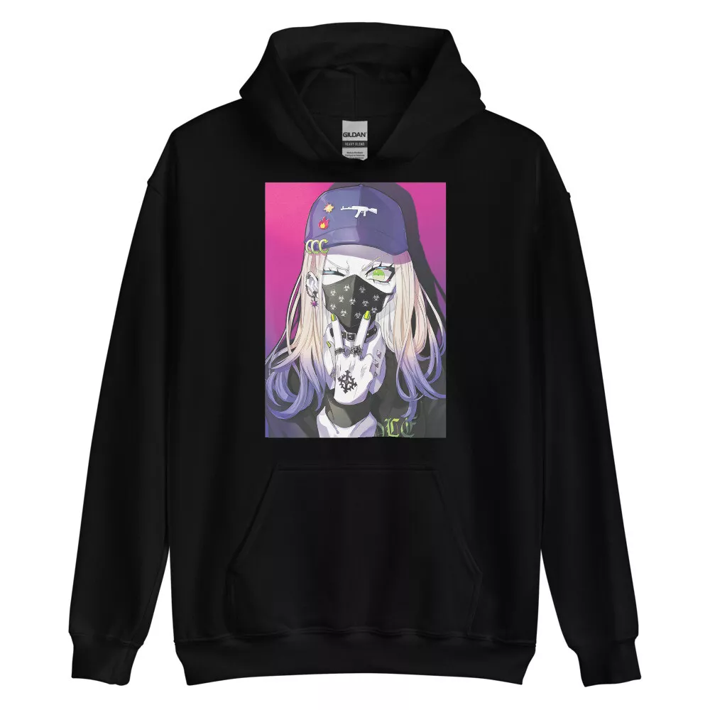 Zombie Kawaii Otaku Japan Kanji Ramen Anime Otaku Manga Gift Hoodie ...