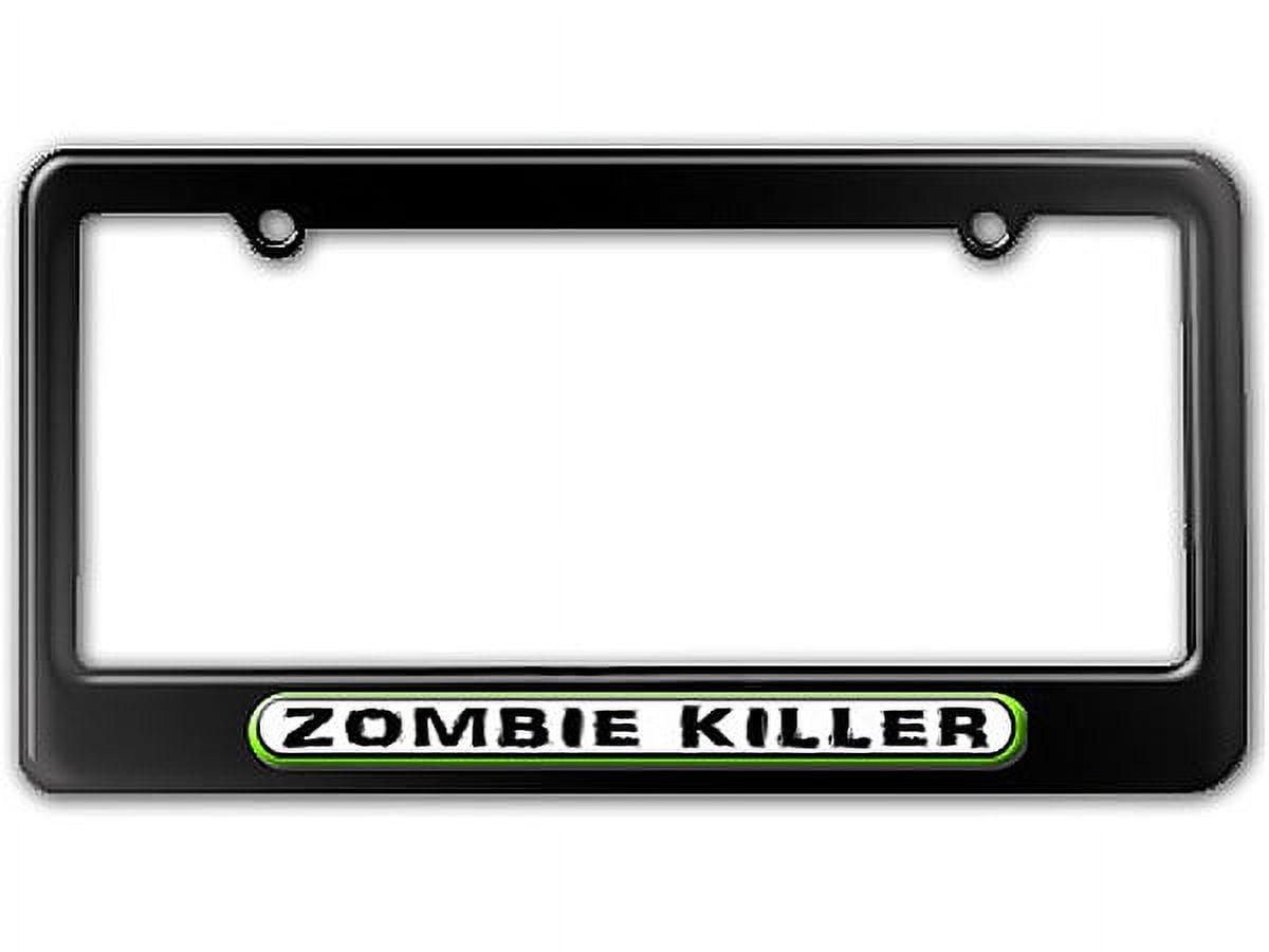 Zombie Killer License Plate Frame - Walmart.com