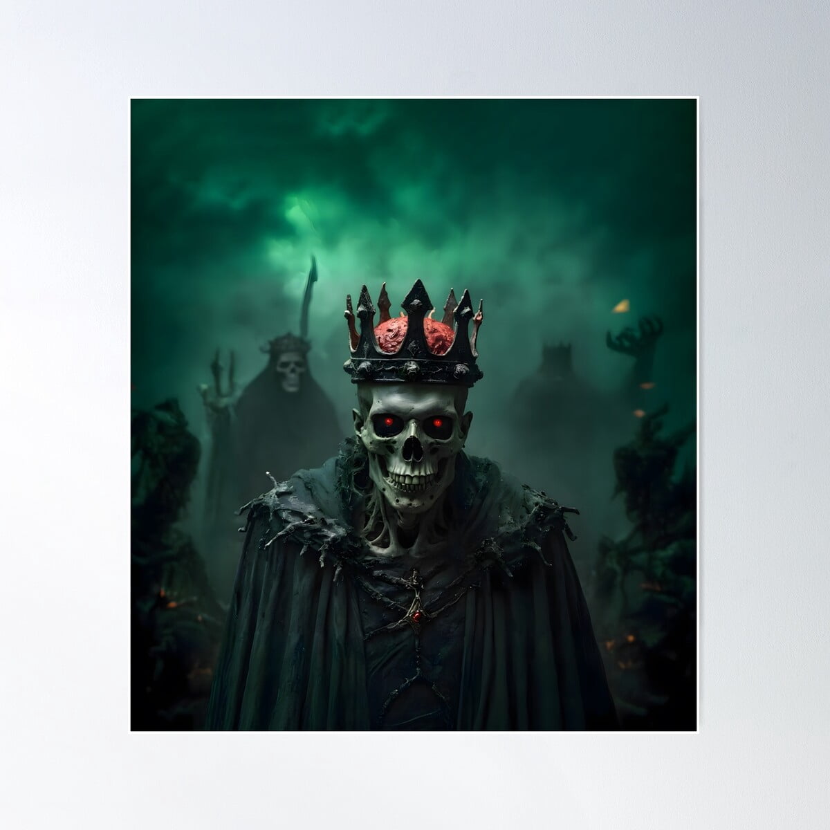 Zombie King Of The Underworld – Ruler Of The Damned Poster Wall Art ...