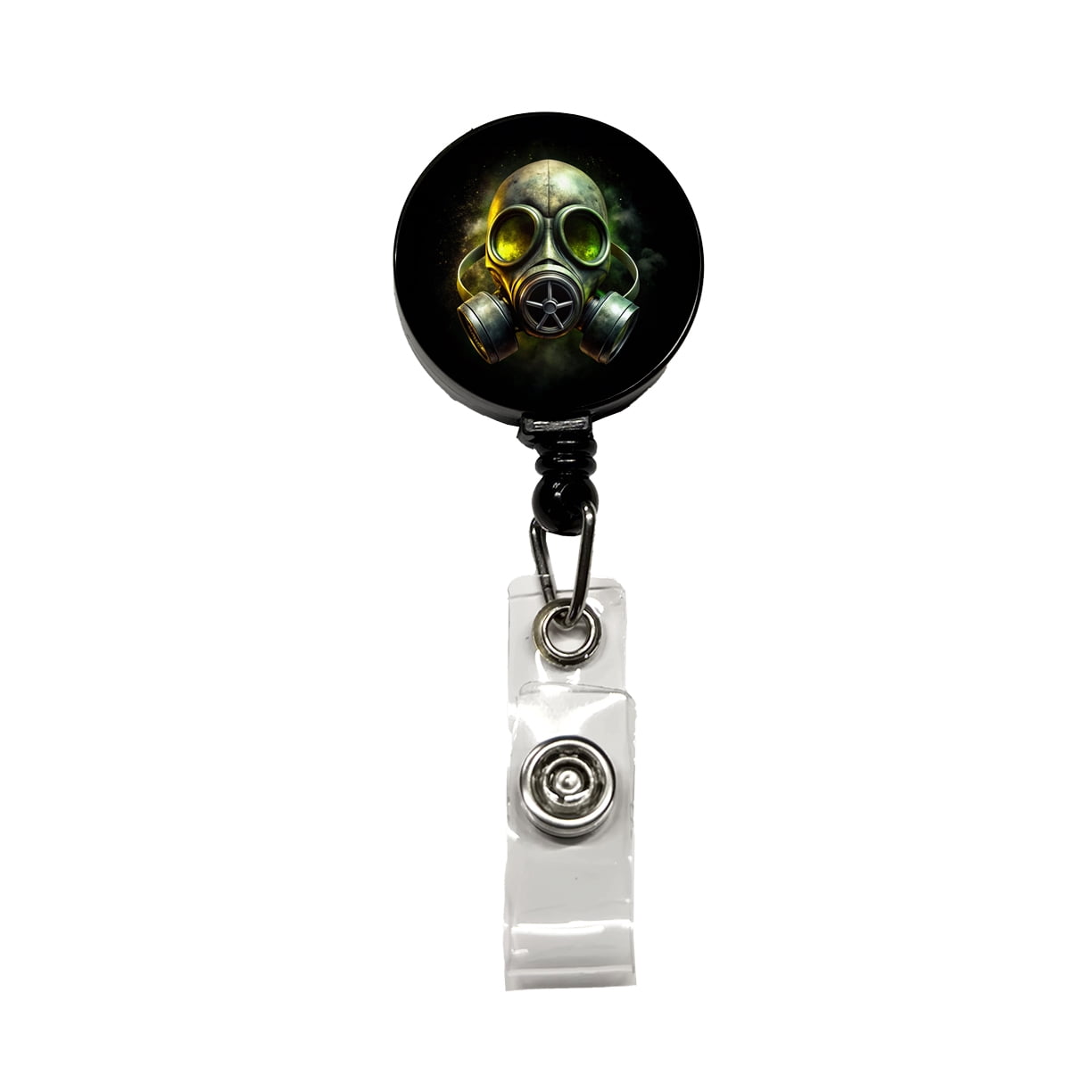 Zombie Outbreak Gas Mask Toxic Gas Retractable Reel ID Badge Key Card ...
